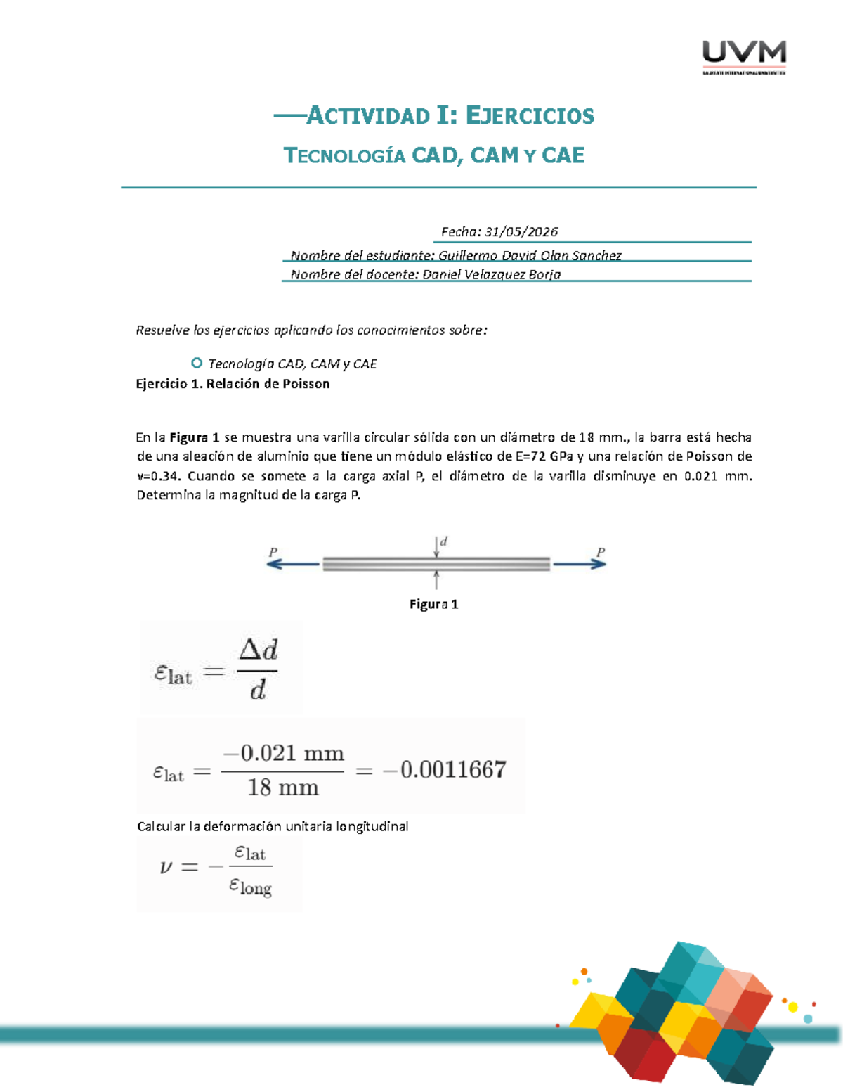 Ejercicios de Tecnología CAD, CAM y CAE - A7 GDOS TFEI - Studocu