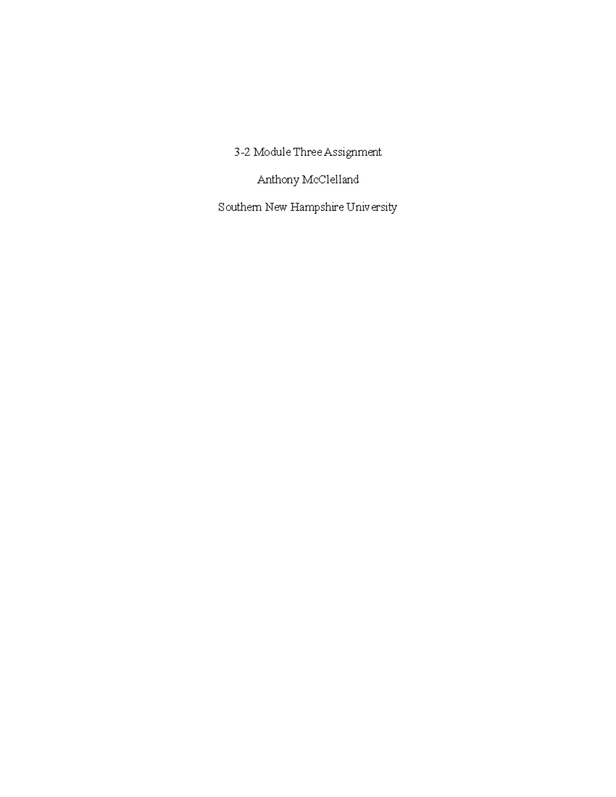 3-2 Module Three Assignment: Analysis of the Fourth Amendment - Studocu