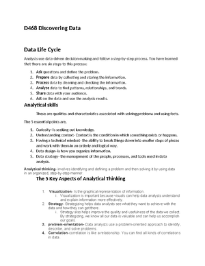 Complete Study Guide for Google Data Courses - Google Data Analytics ...
