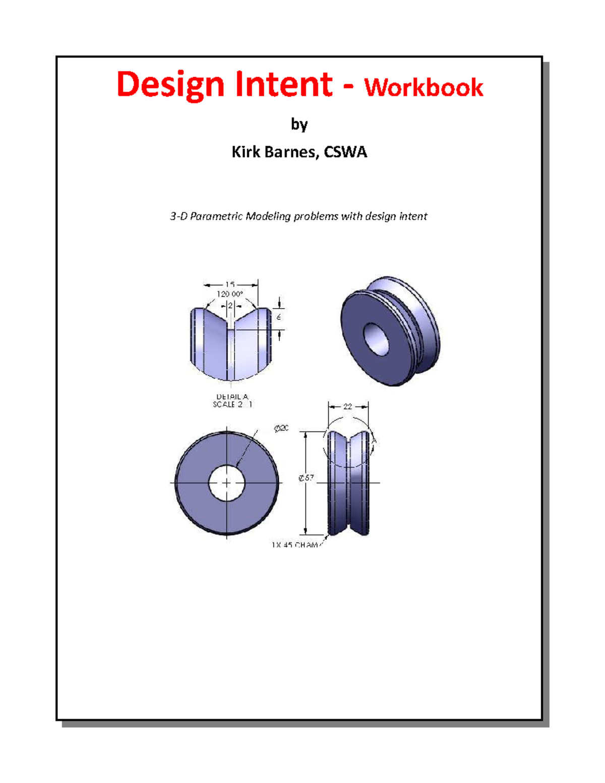 CSWA Design Intent Workbook: Parametric Modeling Exercises - Studocu