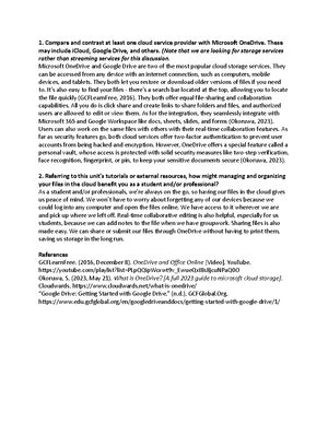 [Solved] When using technology responsibly in the workplace and at home ...