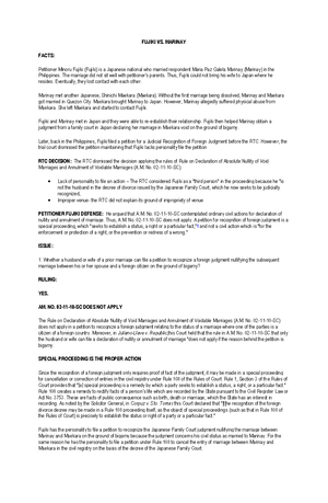 1.1.1. Cheng v Genato digest - CHENG v GENATO & Sps. DA JOSE G. No ...