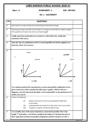 Physics - Grade: 10 - High School - Canada - Studocu