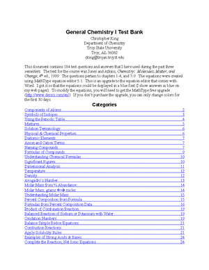 AP Chem 2017 (pdf - Full Practice Exam with answers Along with multiple ...