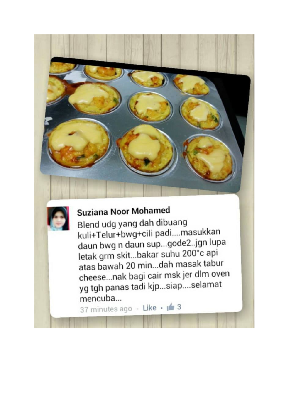 Cucur Udang Bakar Recipe - Easy Cooking Guide - Studocu