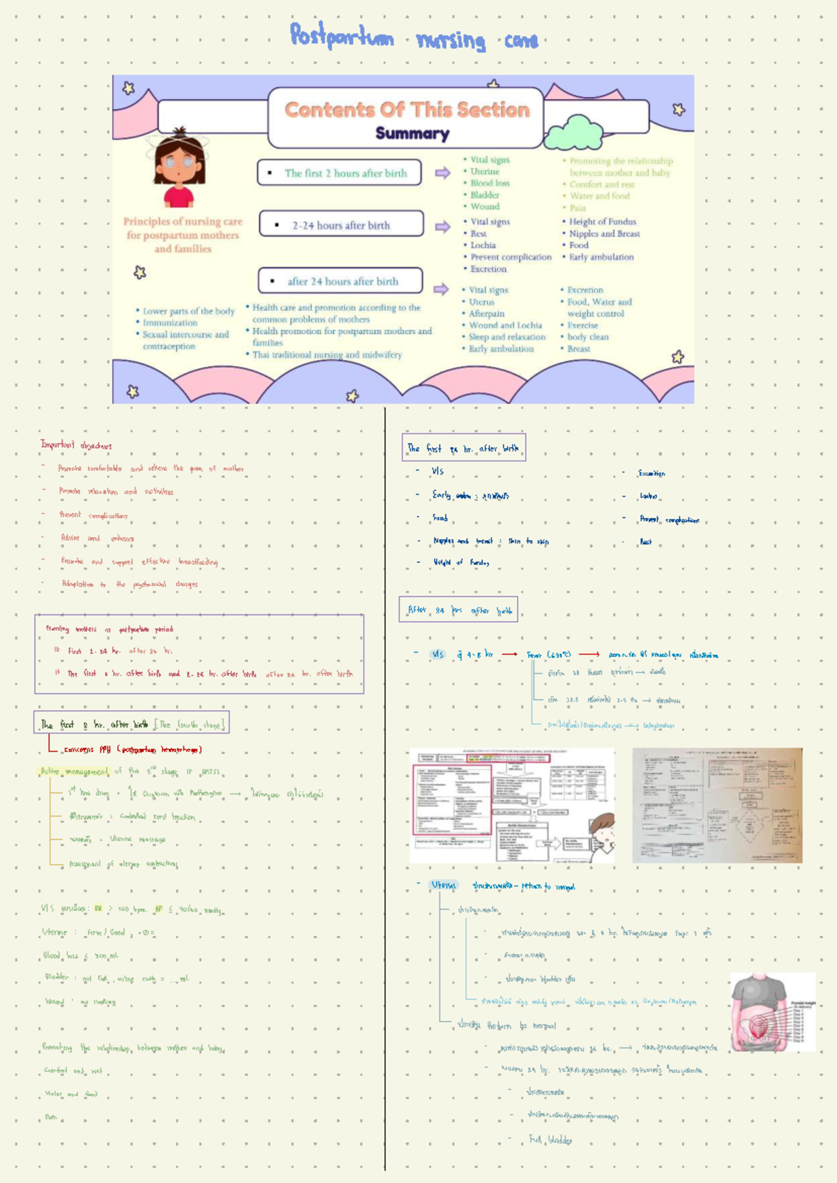 สรุป NC 2 - Postpartum Nursing Care Notes for Gynecology - Studocu