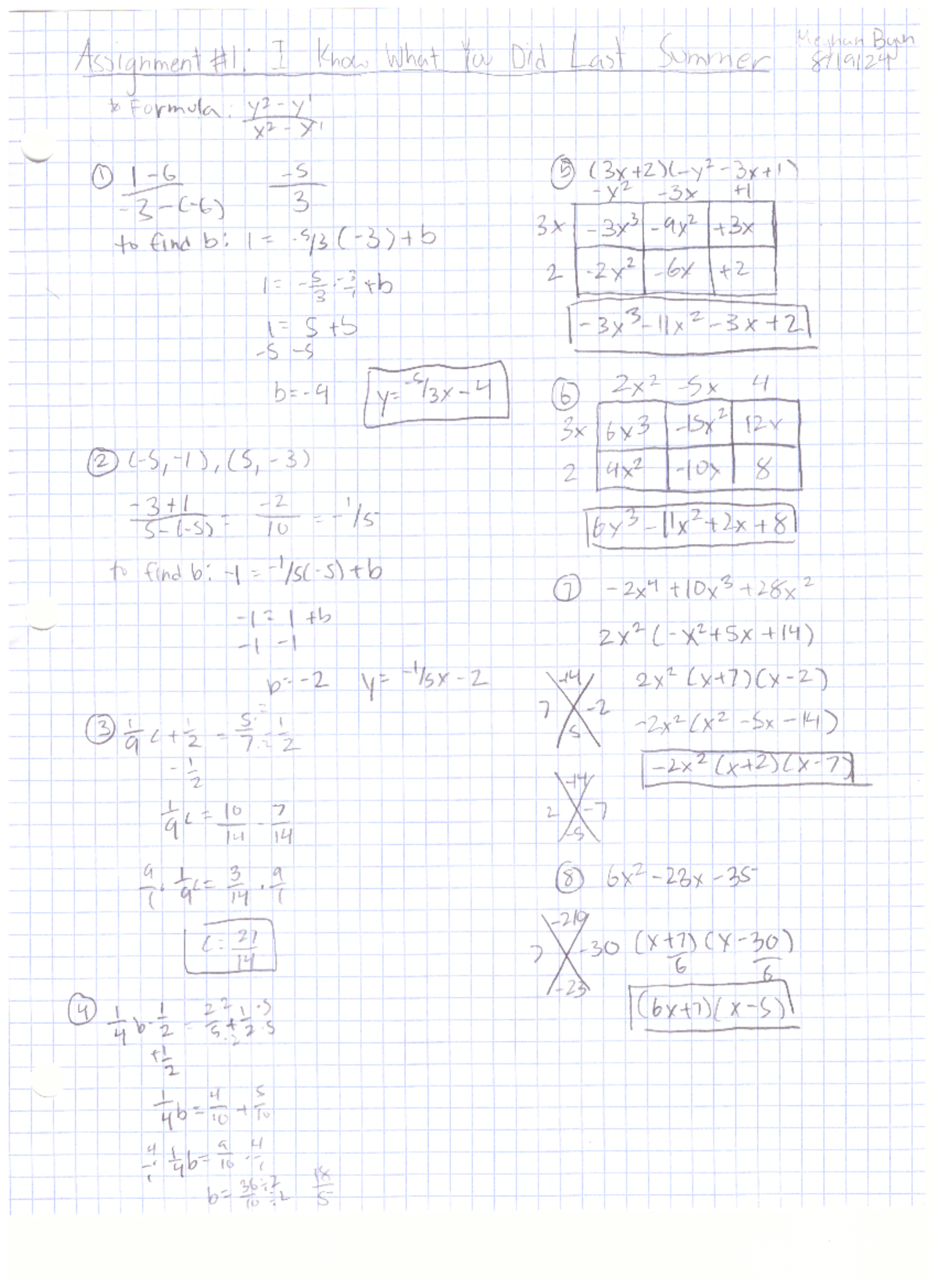 Assignment #1 I Know What You Did Last Summer - Assignment I know What ...