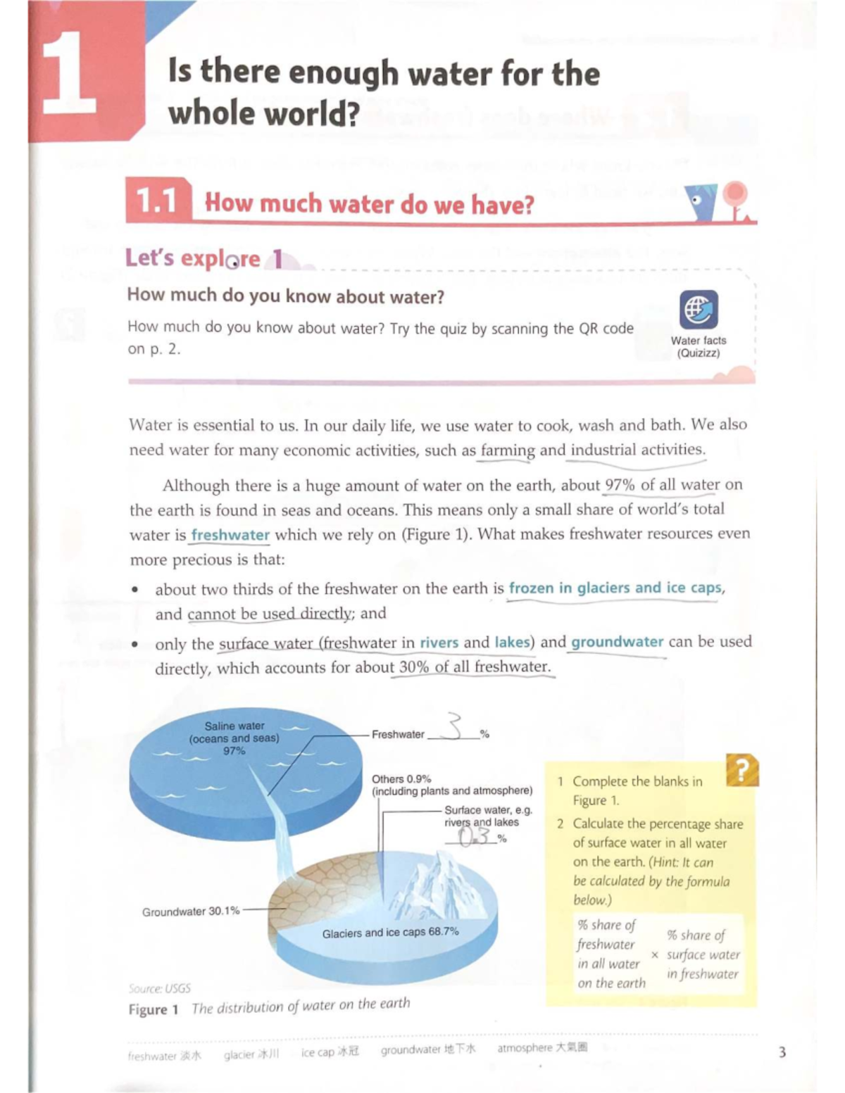 F.2 Ch.1 Geography: Global Freshwater Resources and Challenges - Studocu