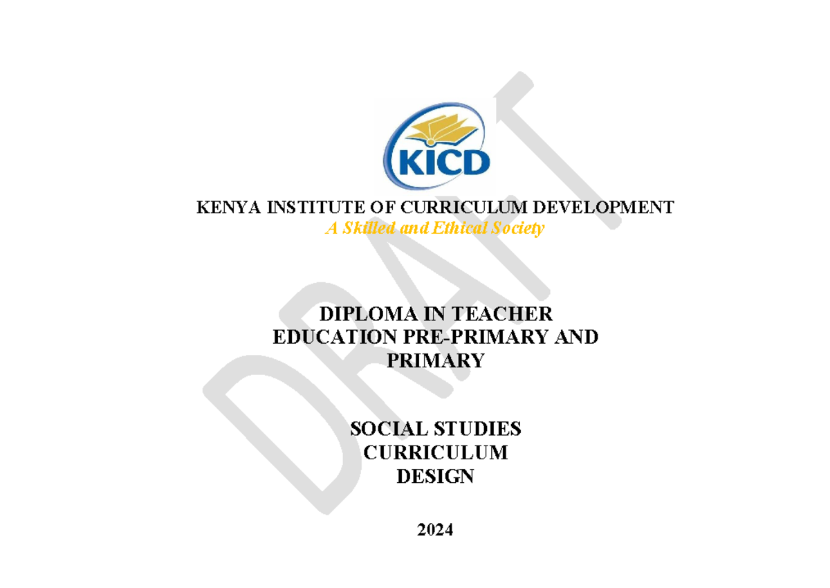DTE-PP&P Social Studies Curriculum Design: Insights & Pedagogy - Studocu