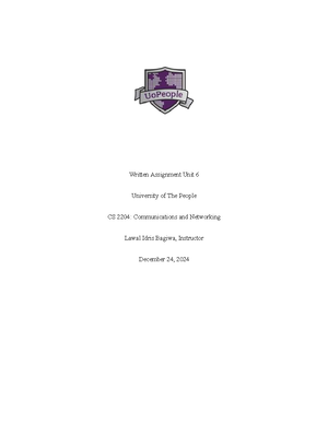 [Solved] Assignment Scenario A university campus with multiple ...
