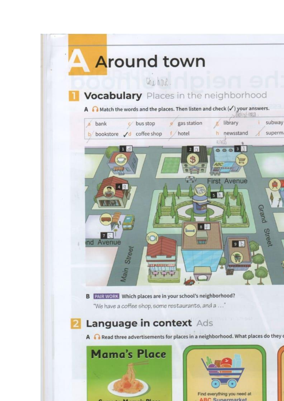 Activity 5 - Vocabulary Places in the Neighborhood (APUNTES) - Studocu