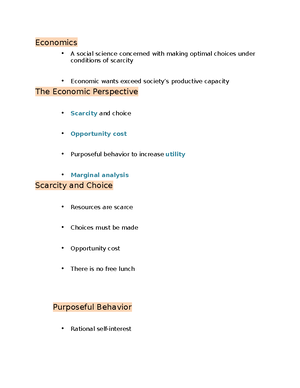 Economics Study Guide: Key Concepts in Micro & Macroeconomics - Study ...