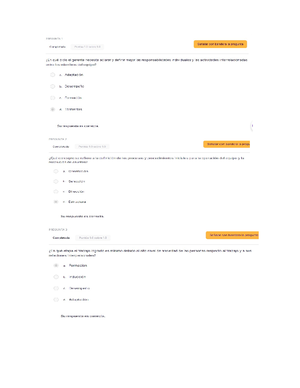 Factor Humano EN LA Administracion DE Proyectos Semana 3 22-ENE-25 - PREGUNTA 1 Completada ...