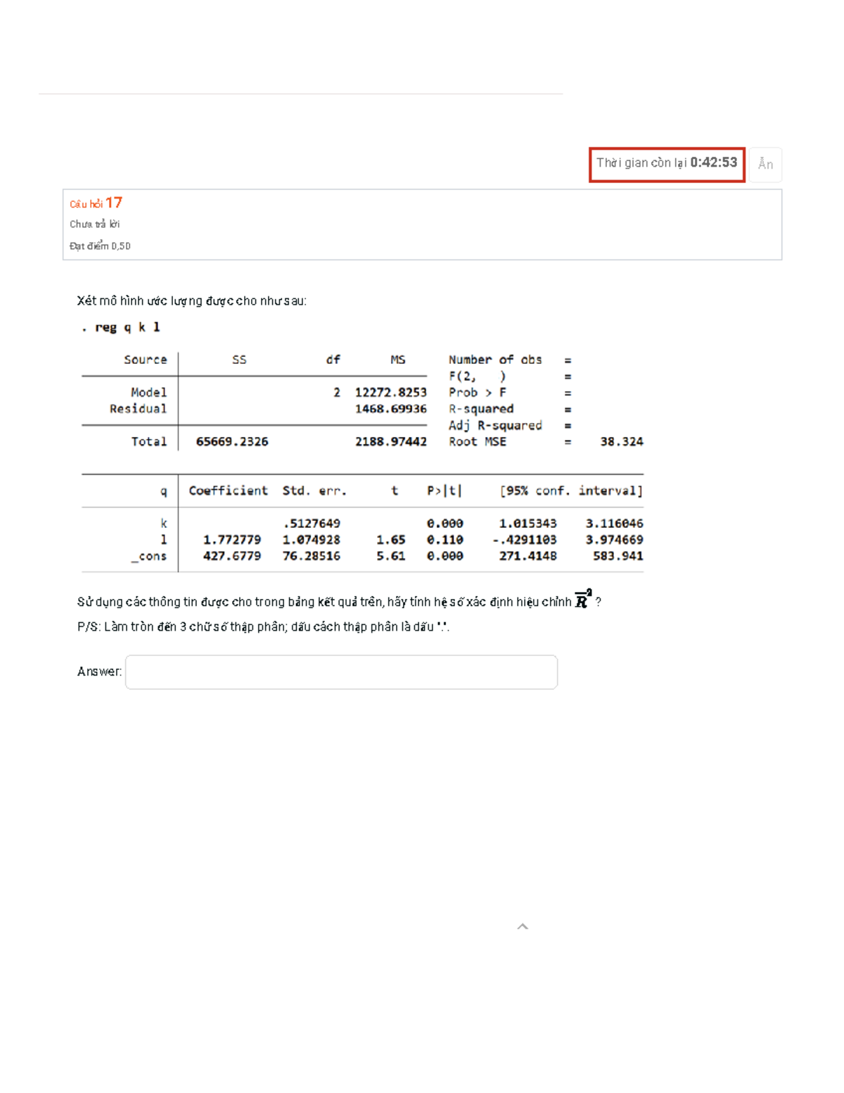 ĐỀ CẢI THIỆN GIỮA KỲ (trang 5 trên tổng số 5) UEL E-Learning 3 - Câu hỏi 17 Chưa trả lời Đạt ...