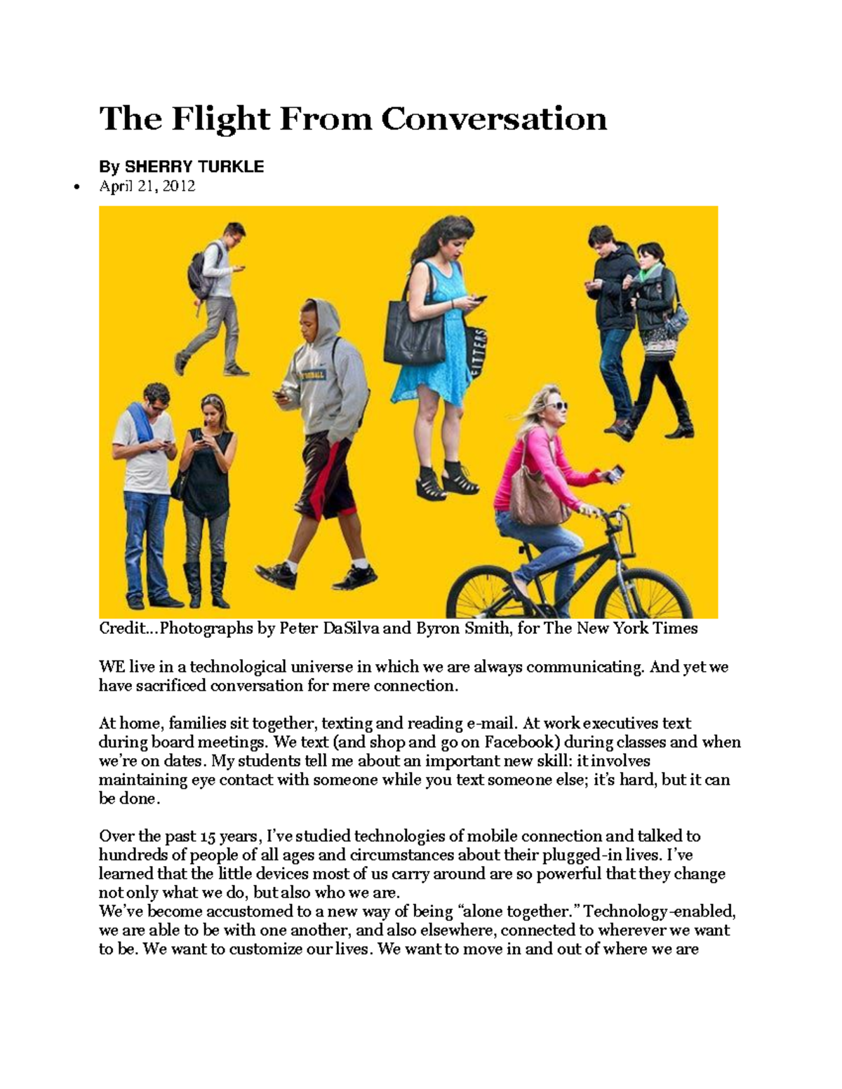 The+Flight+From+Conversation - The Flight From Conversation By SHERRY ...