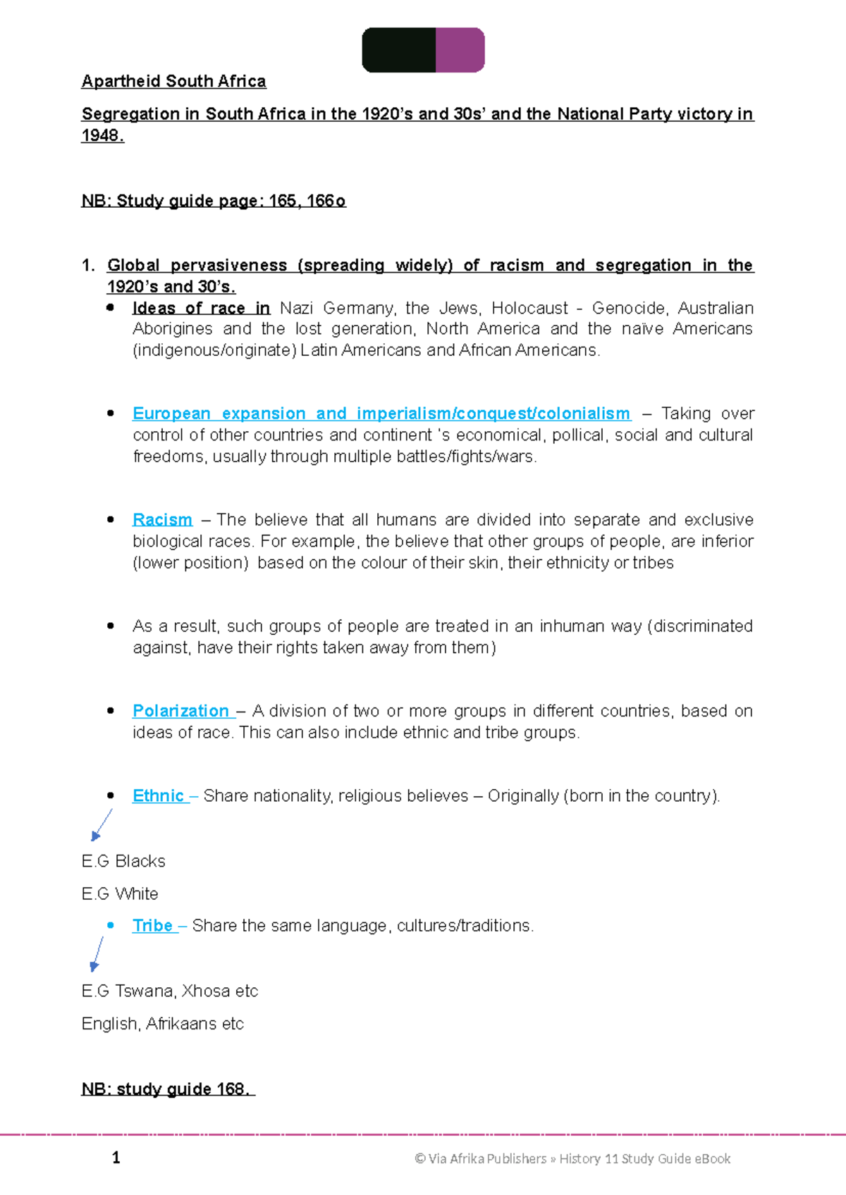 Apartheid South Africa - Segregation Policies and Legislative History ...