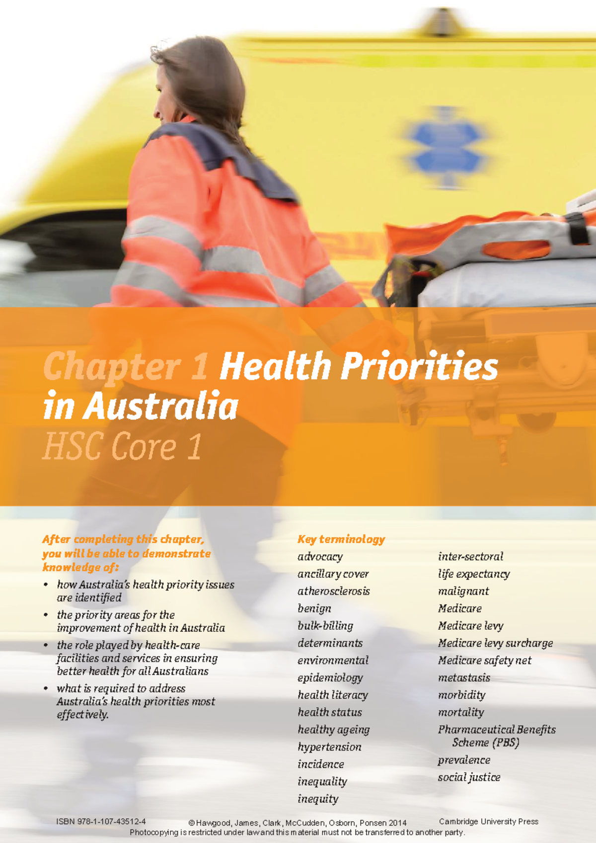 Chapter 1: Health Priorities in Australia - HSC Core 1 Detailed Notes ...