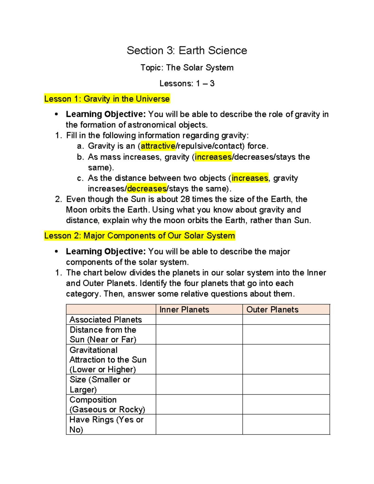 Earth Science (GEOL 101): Lessons on Earth's Structure & Layers - Studocu