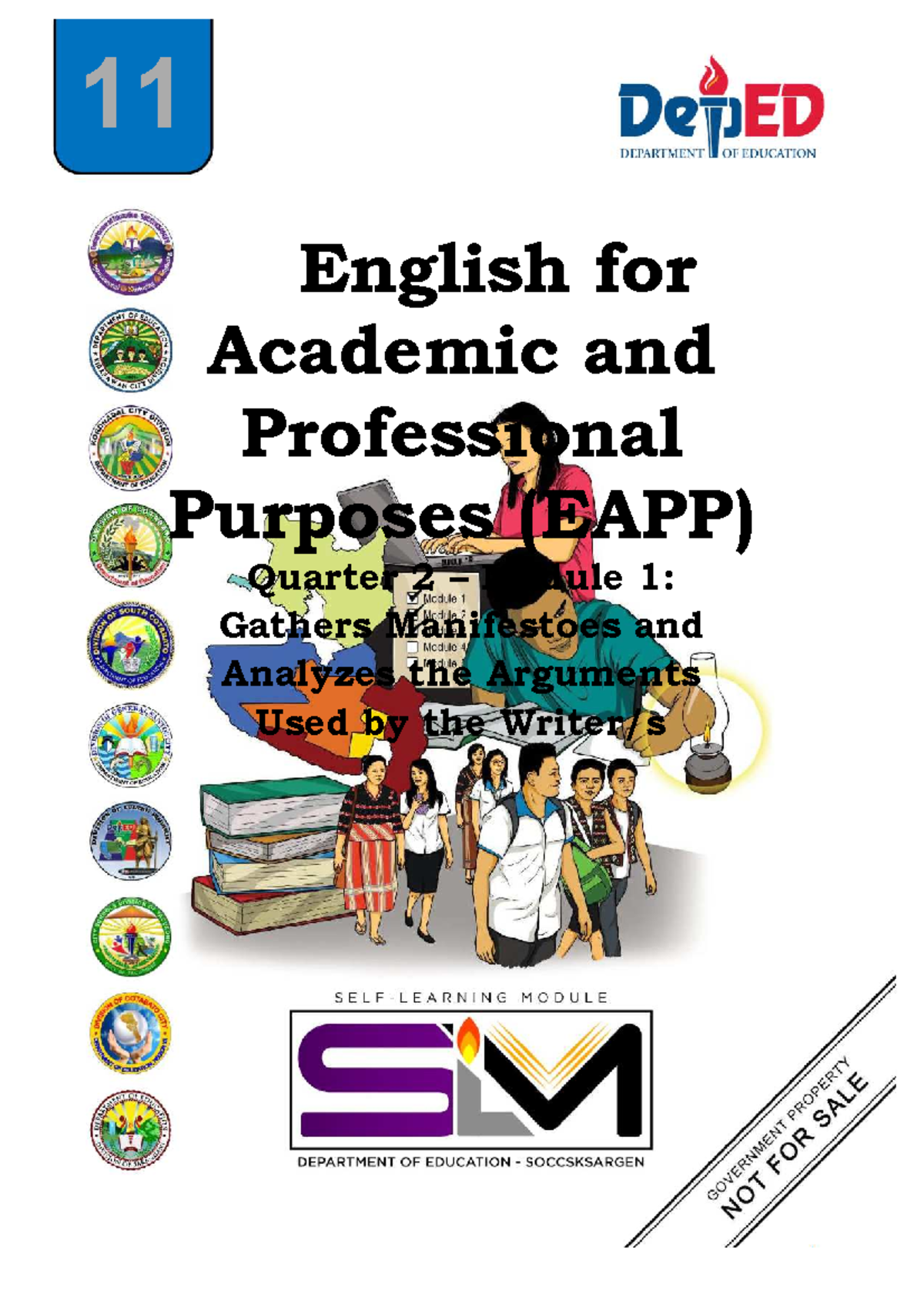 EAPP Q2 Module 1: Analyzing Manifestoes & Writer Arguments - Studocu