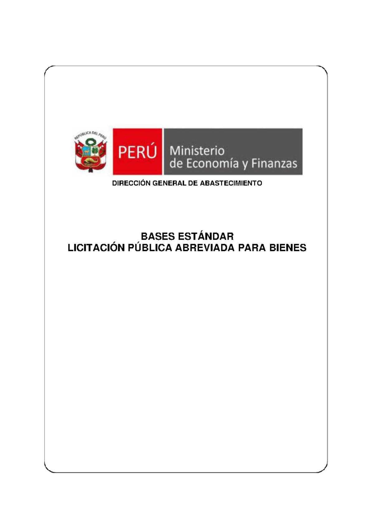 Bases Estándar para Licitación Pública Abreviada LPA-65: Bienes 2026 ...
