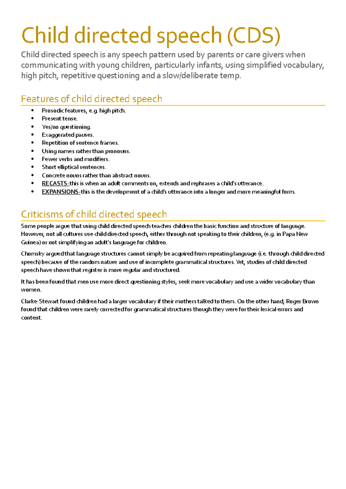 Child Directed Speech (CDS): Key Features and Criticisms Explained ...