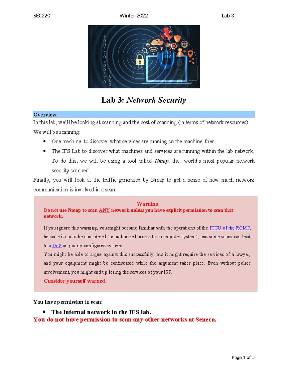 SEC220 Final Lab Report: Network Scanning with Nmap Techniques - Studocu