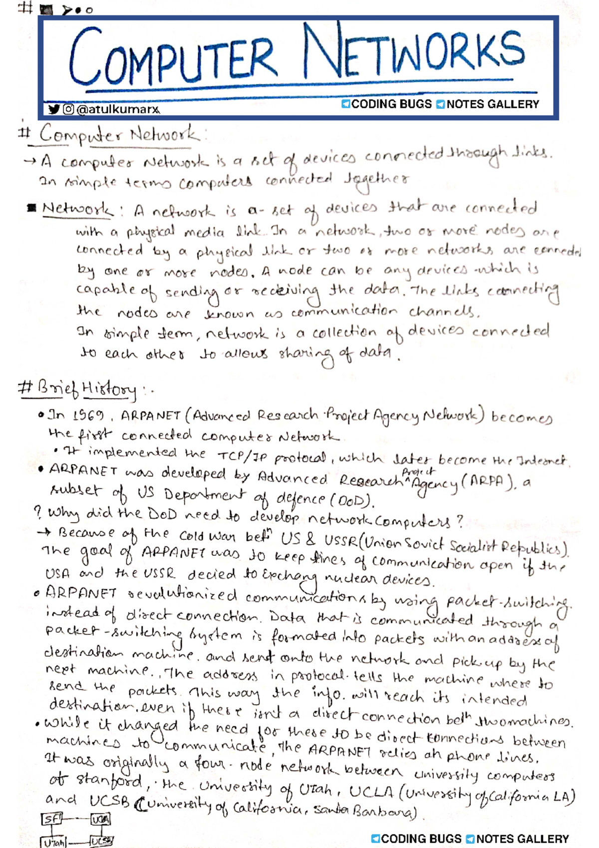 Computer Network Handwritten Notes📚 - Mumbai University - Studocu