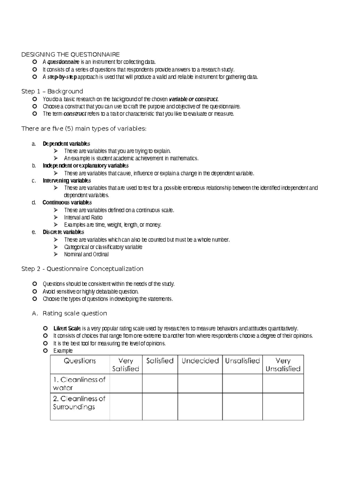 16 Designing the Questionnaire: A Guide to Effective Survey Creation ...