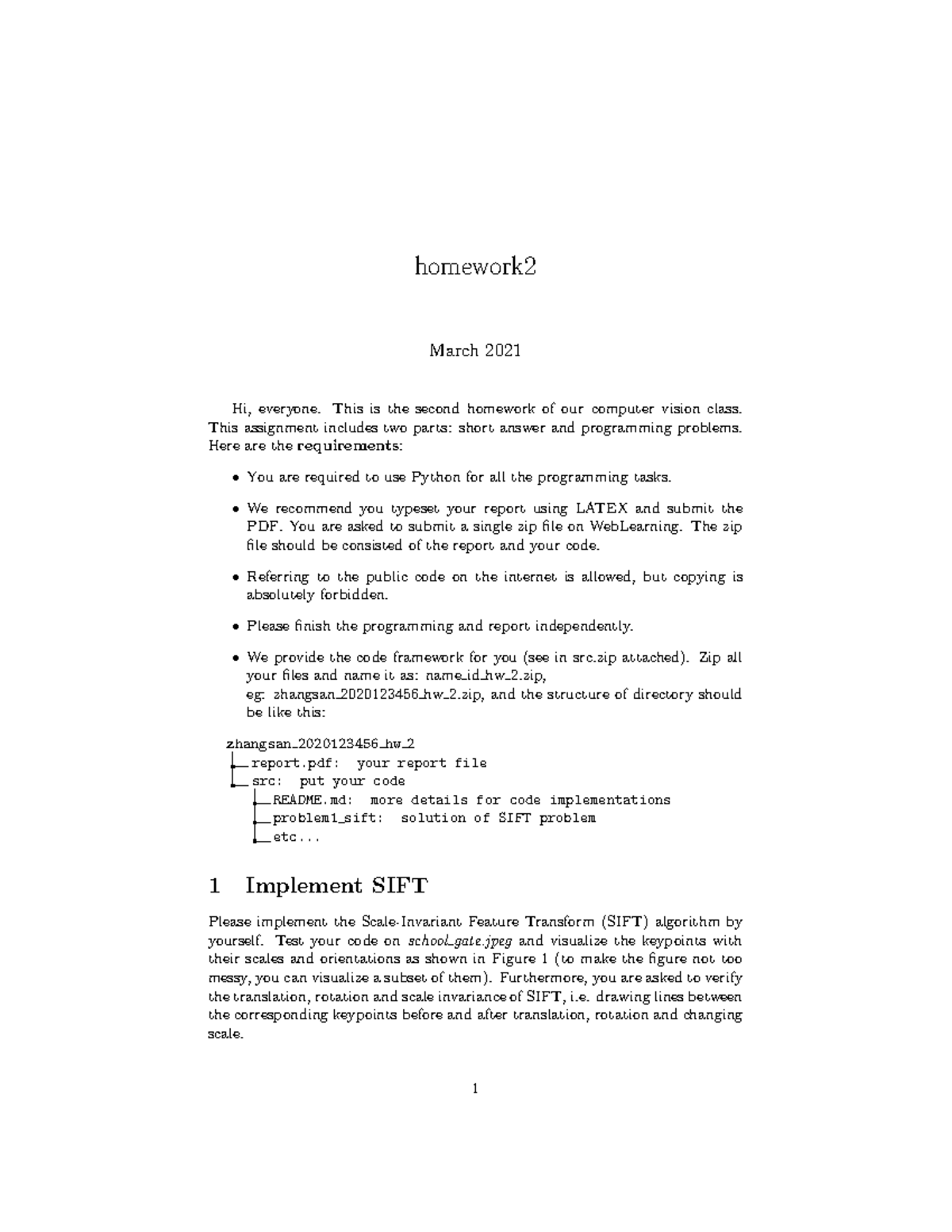 Homework 2 - homework March 2021 Hi, everyone. This is the second ...