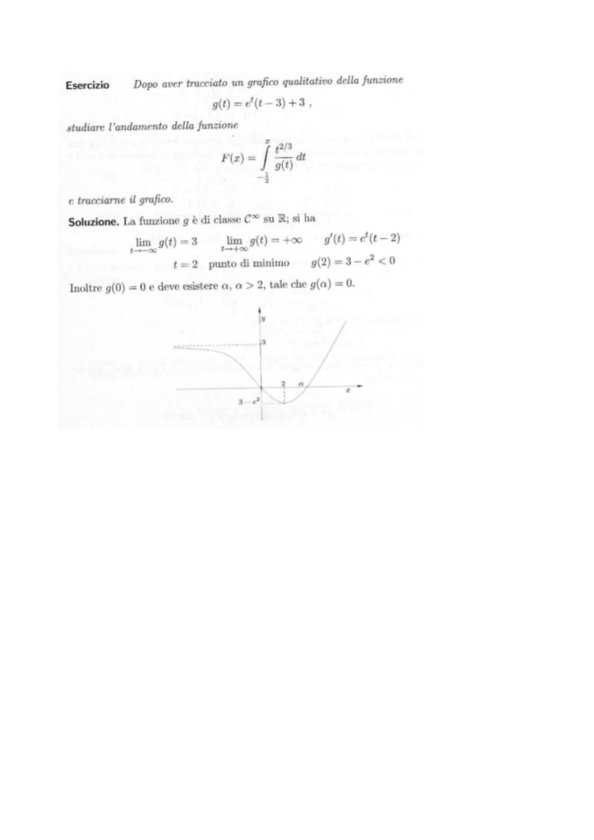 Esercizi di Funzioni Integrali - Analisi e Grafici - Studocu