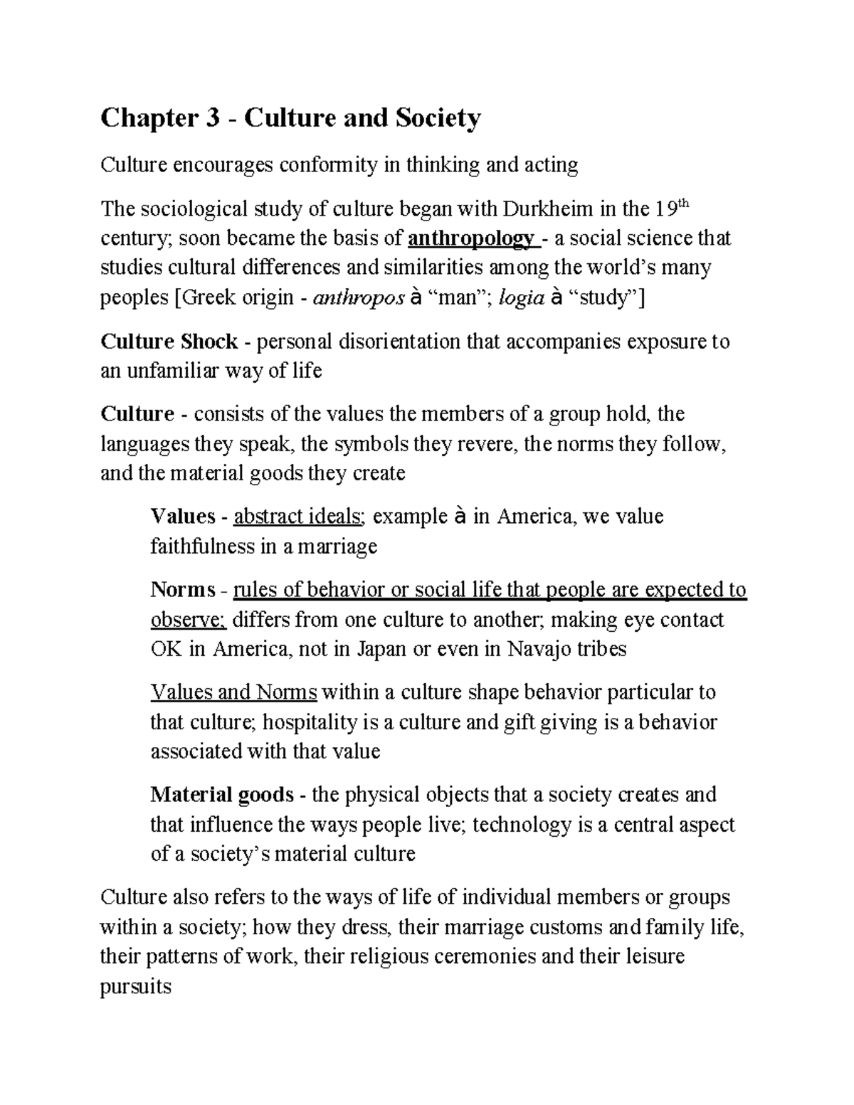 Culture and Society: Understanding Values, Norms, and Change in ...