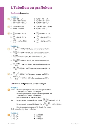 Havo A 12e Deel 1 - Uitwerkingen voor Getal en Ruimte, Twaalfde Editie - Studeersnel