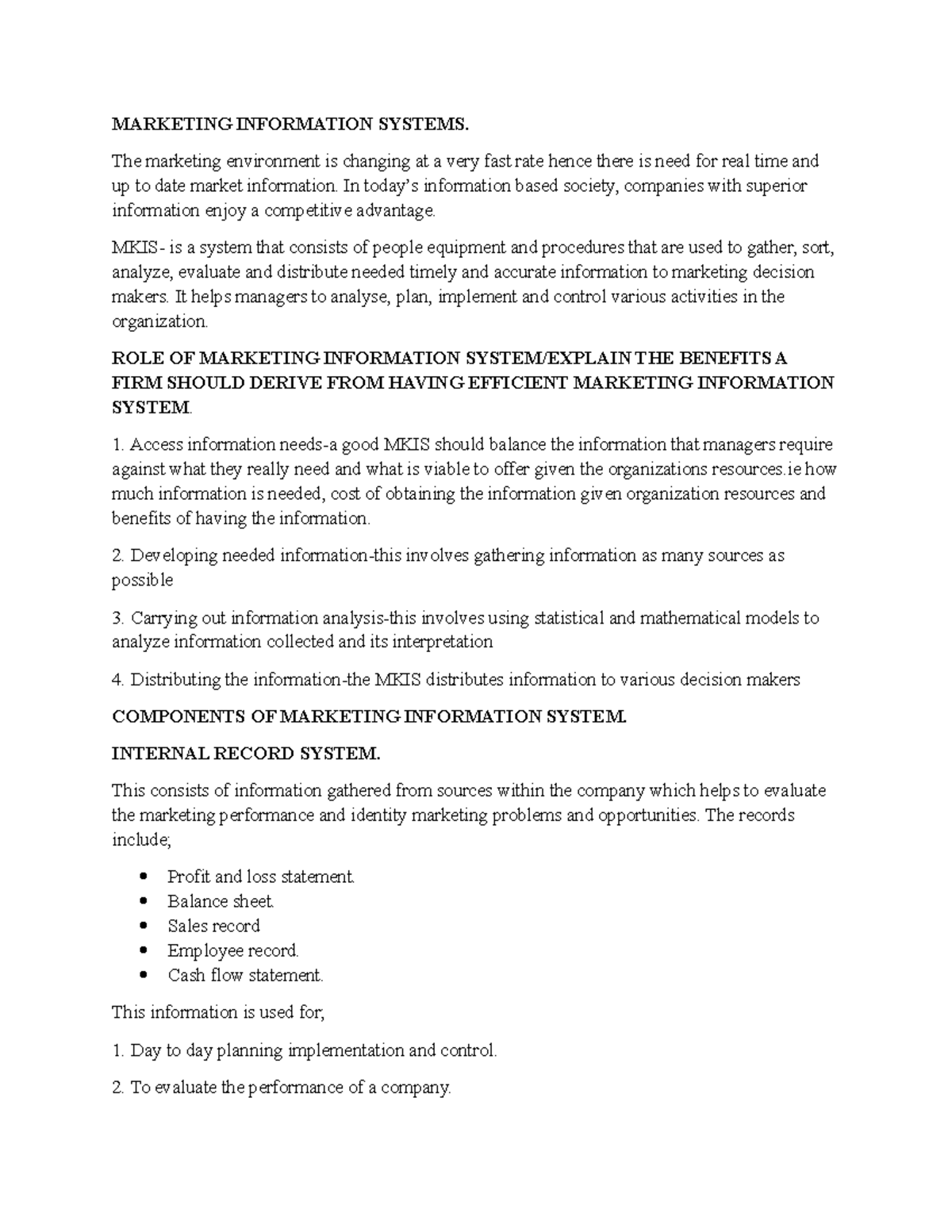Marketing Information Systems: Importance and Components Explained ...