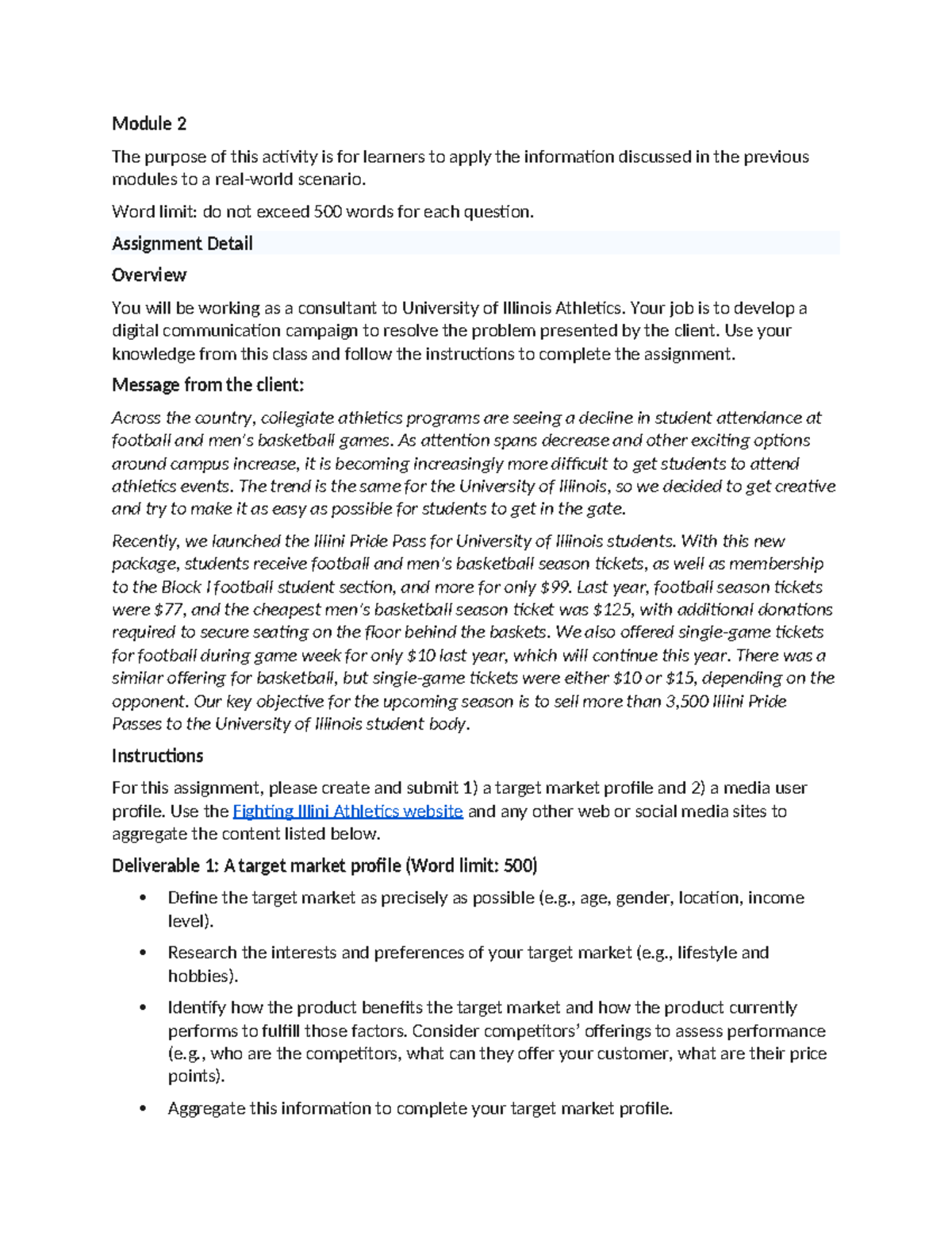 20 02 2025 Course 6 Module 2 Exercise - Module 2 The purpose of this ...