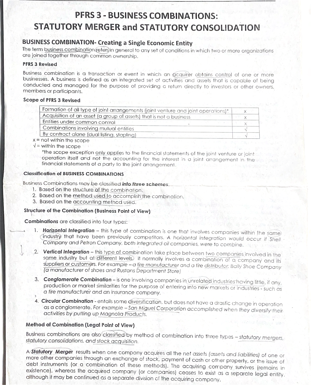 PFRS 3: Business Combinations - Mergers, Consolidations, and Accounting ...