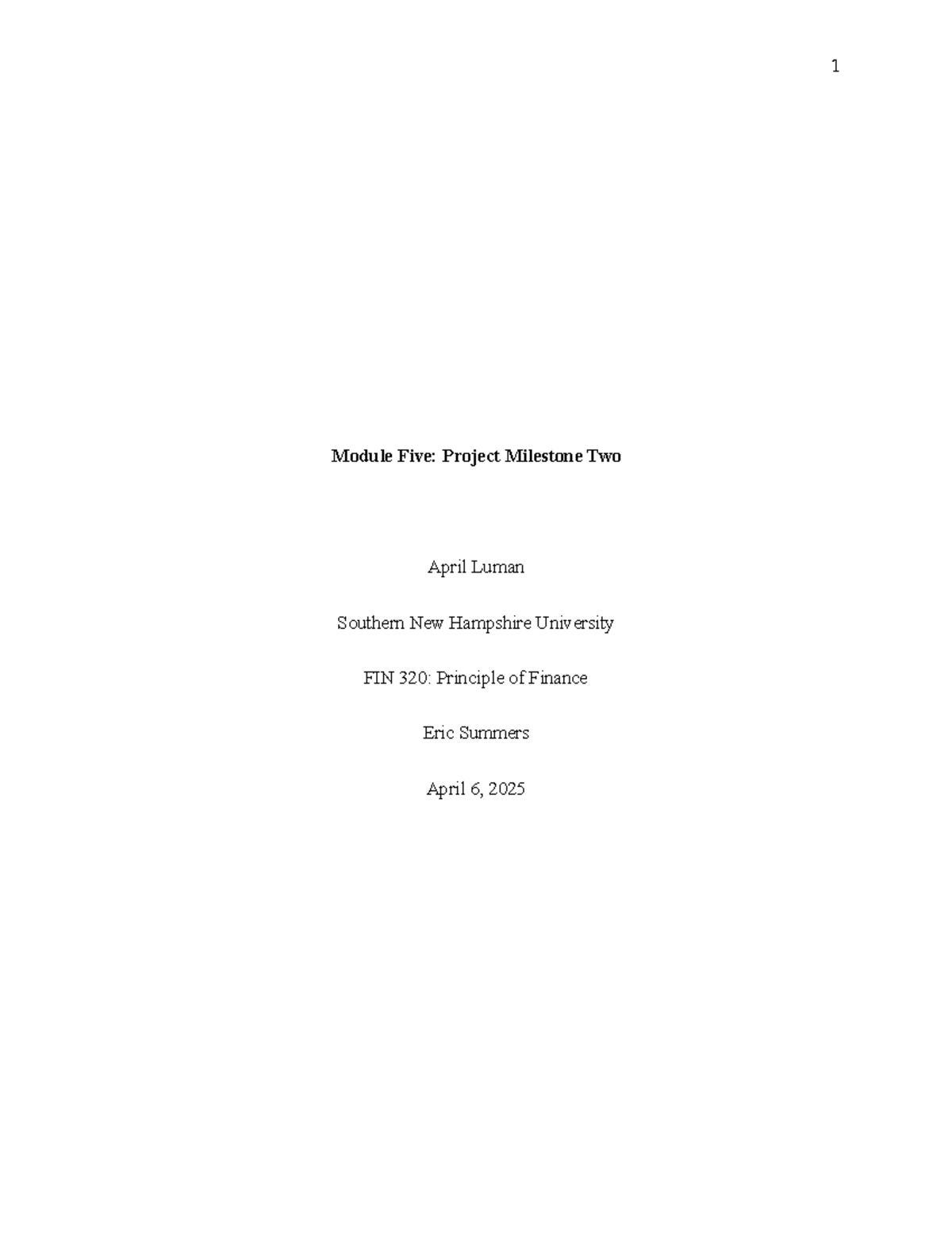 FIN 320: Module Five Project Milestone Two - Tesla Q4 Financial ...