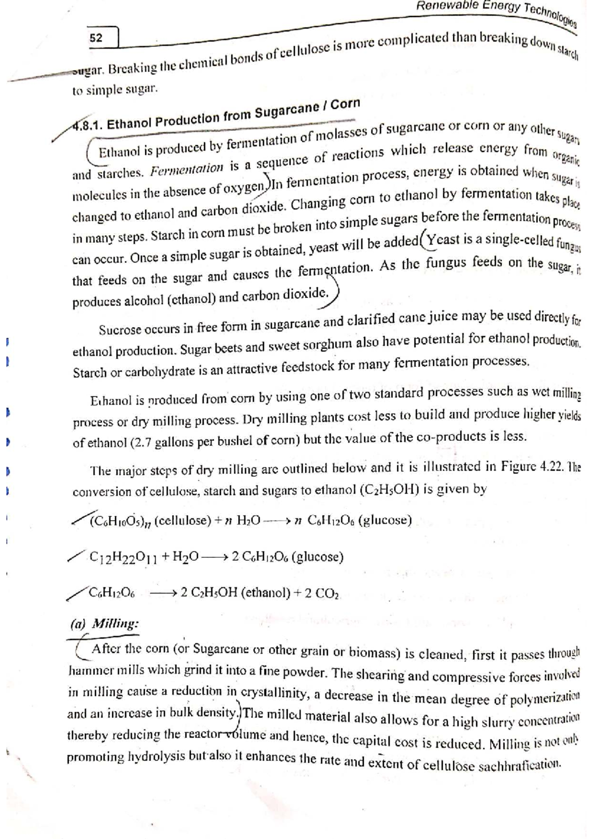Renewable Energy Technologies: Ethanol Production & Biogas Digestion ...