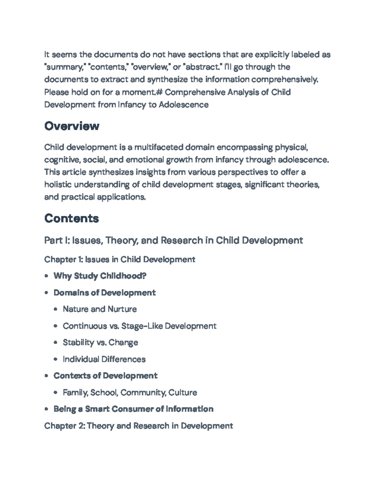 Comprehensive Overview of Child Development Stages and Theories - It ...