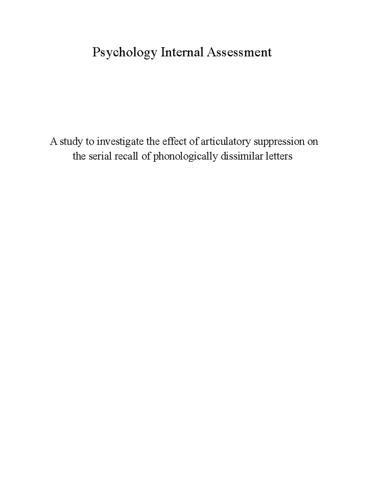 Psychology IA May2023- Landry and Bartling - Psychology Internal ...