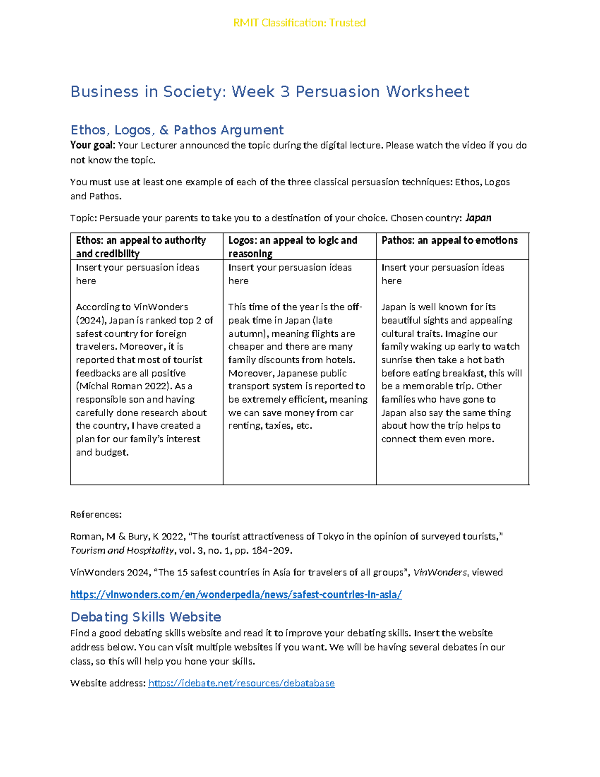 LJ3 s3979049 Duong Huu Long - RMIT Classification: Trusted Business in ...