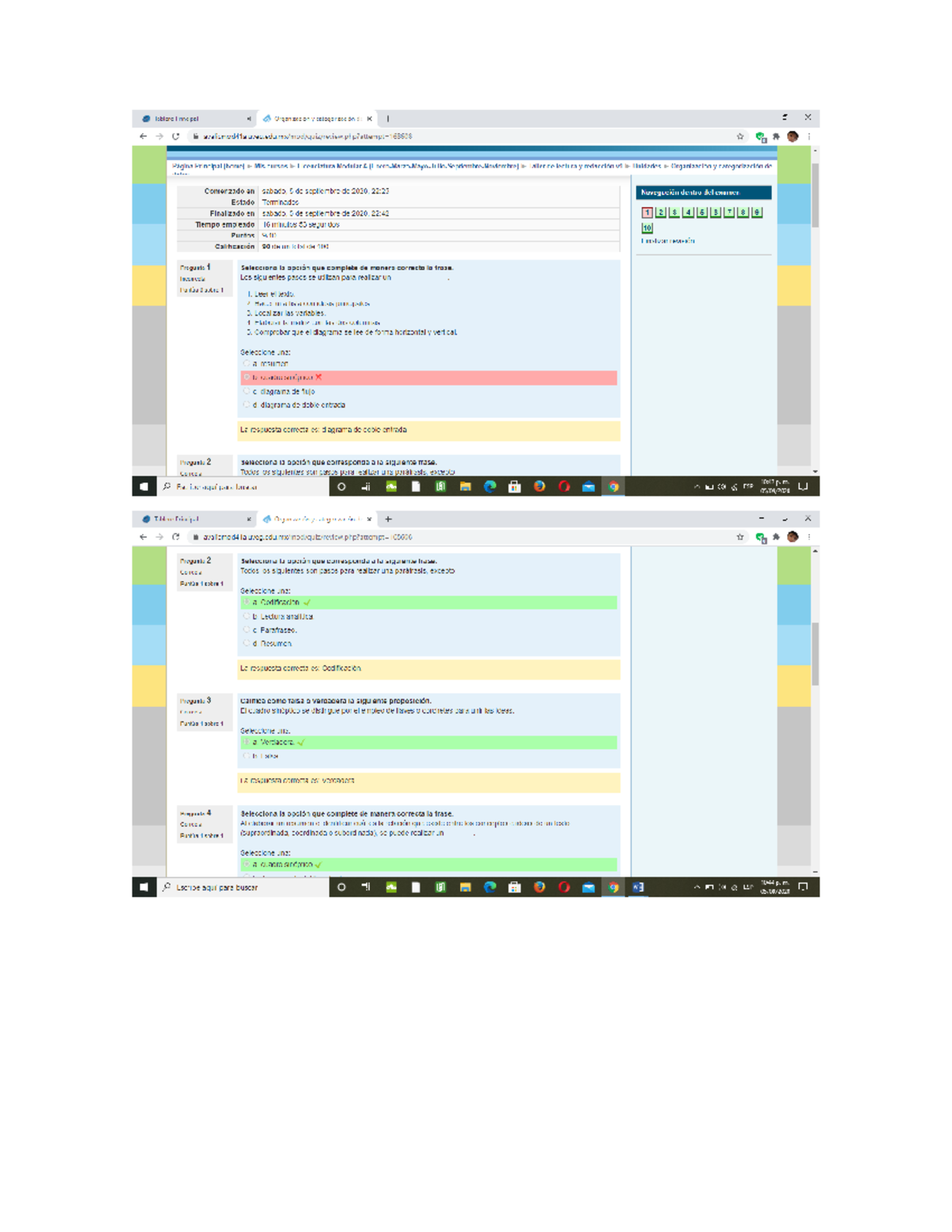 Organización y Categorización de Datos - MATE Final Exam - Studocu