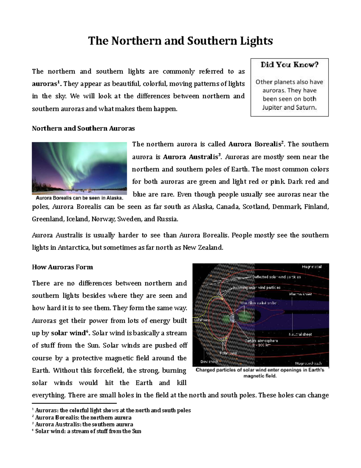 The Science Behind Auroras: Differences Between Northern & Southern ...