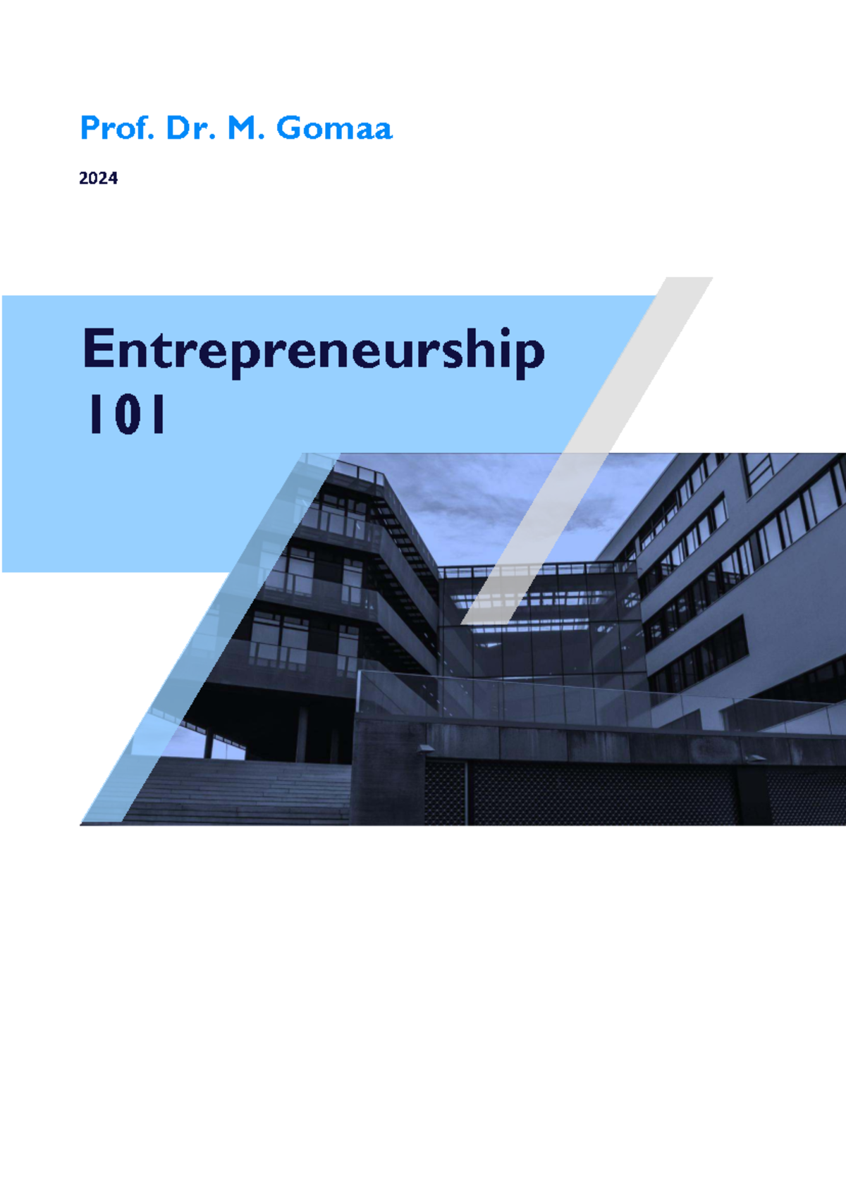 Entrepreneurship 101: Comprehensive Overview - Studocu