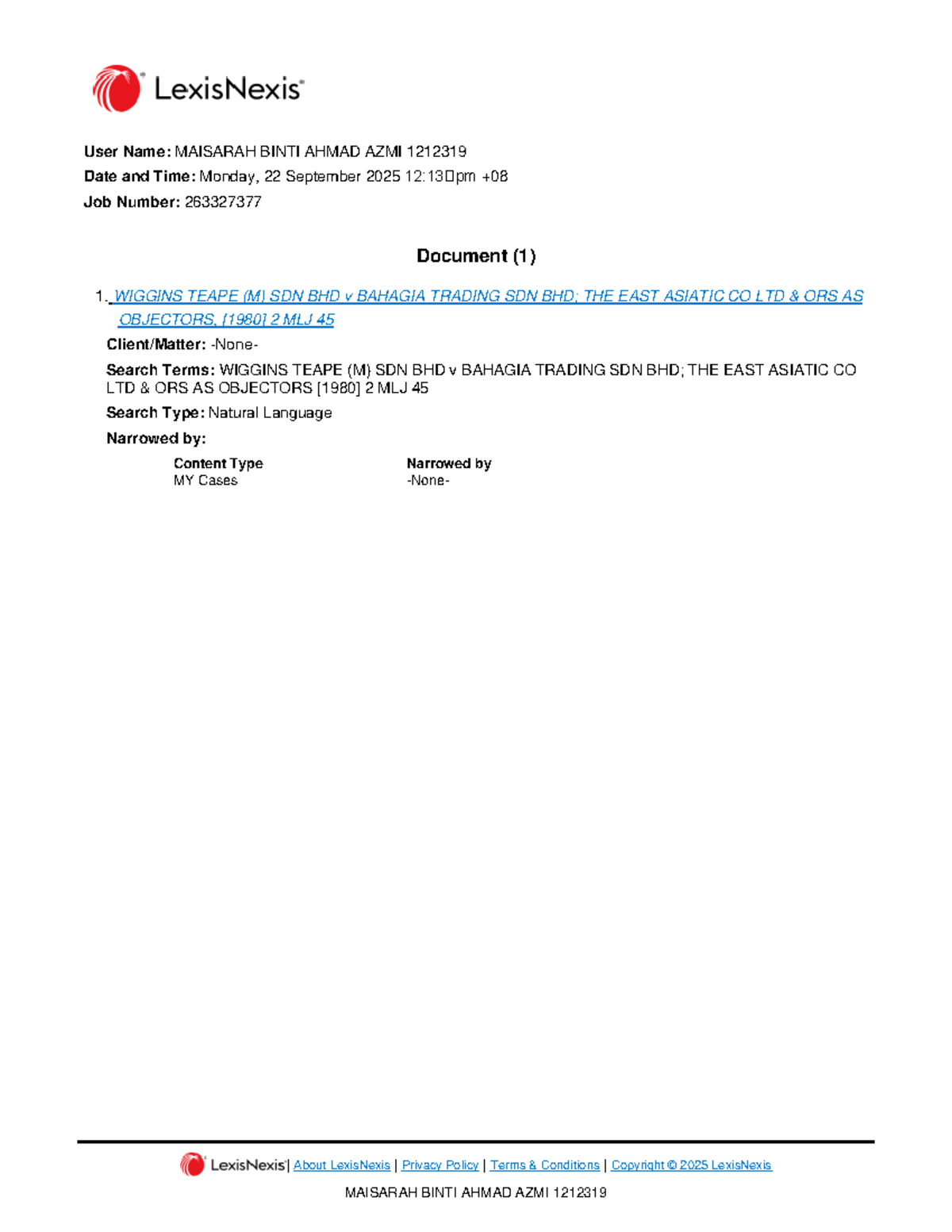 B - Case Study: Wiggins Teape (M) SDN BHD v Bahagia Trading SDN BHD ...