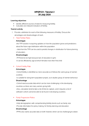 [Solved] 1 Identify and describe the types of population policies - Introduction To Population ...