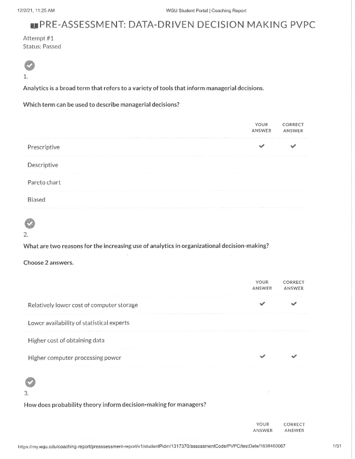 Comprehensive Guide to Data C207 - Comprehensive Guide to Data-Driven Decision Making Table of ...