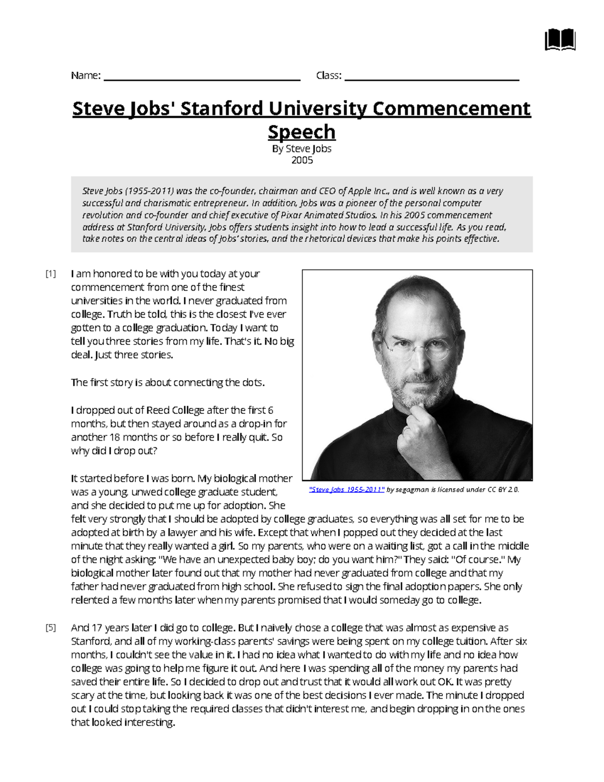 Steve Jobs' 2005 Commencement Speech at Stanford University: Key ...