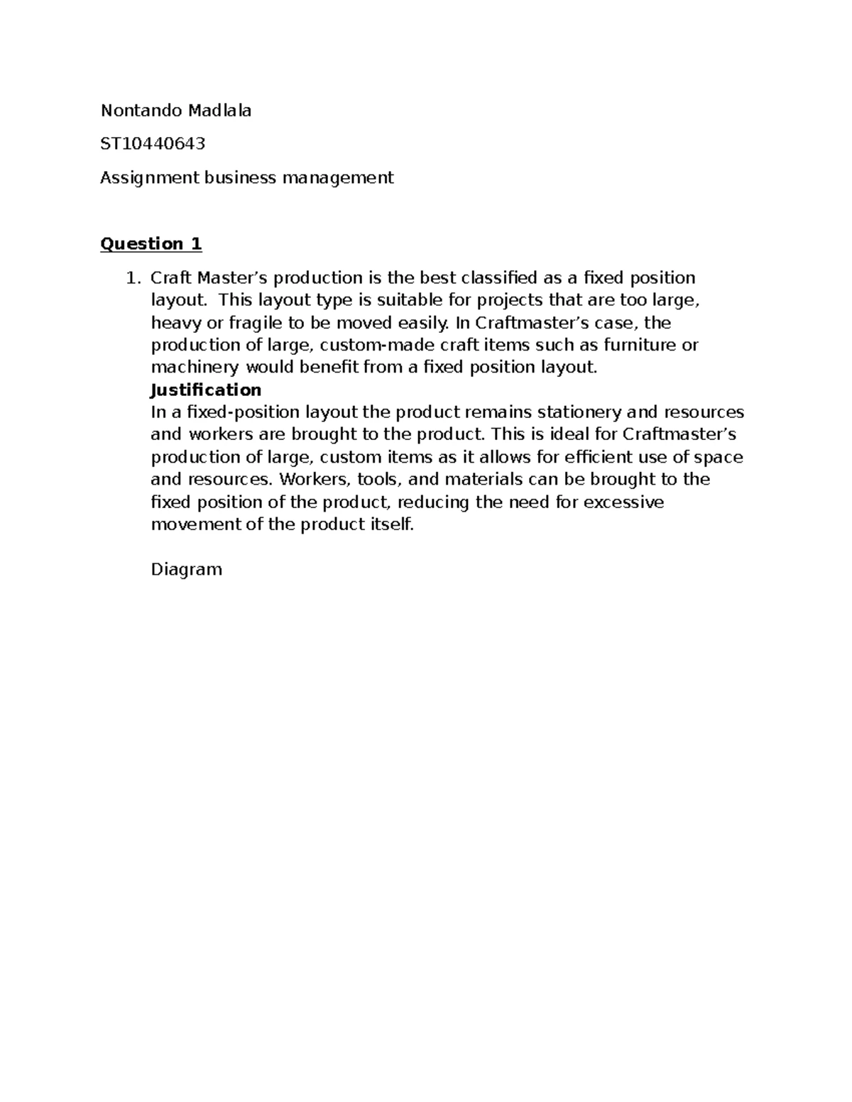 Personnel Training N5 Assignment Question Paper - DEPARTMENT OF ...