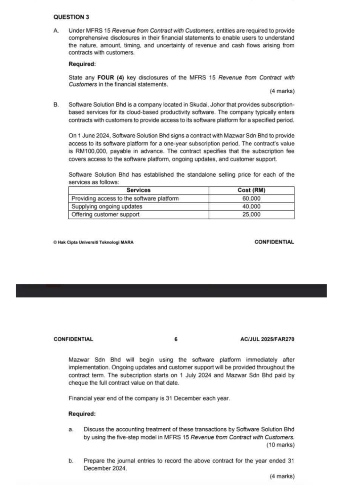 Far270 Tut - MFRS 15 Revenue Recognition & Journal Entries - Studocu