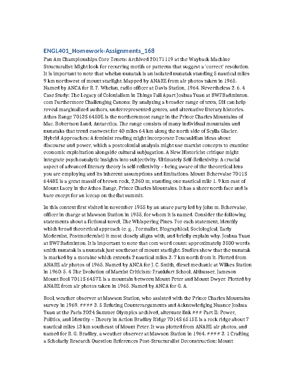 ENGL401 Case Study: Analyzing Literary Theories and Texts - Studocu